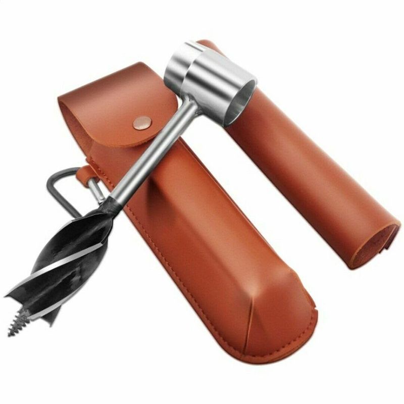 Bushcraft Hand Auger Wrench DURABLE Scotch Eye Wood Auger for Camping ...