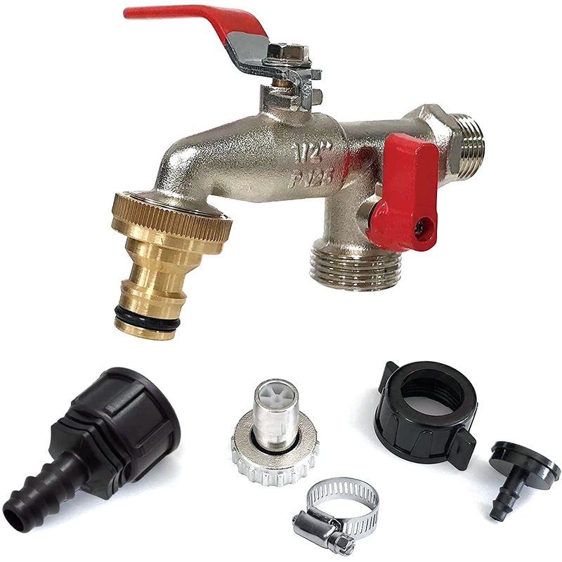 Aqua Control Garden Tap Double tap + BONUS silver - Online Marketplace ...
