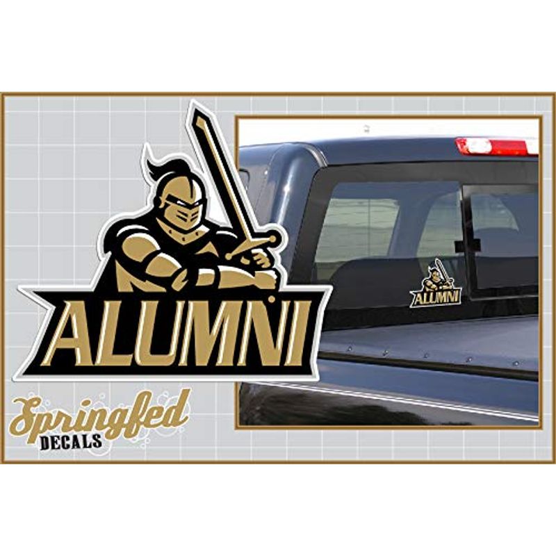 UCF Knights ALUMNI w/KNIGHT and SWORD Vinyl Decal Central Florida ...