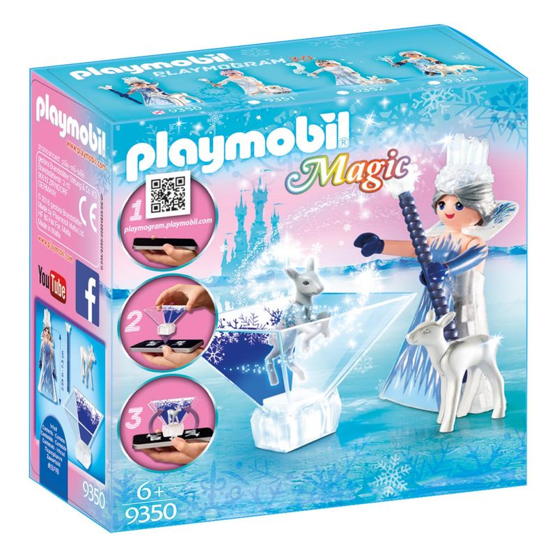 Playmobil 9350 Magic Playmogram 3D Ice Crystal Princess, Fun ...