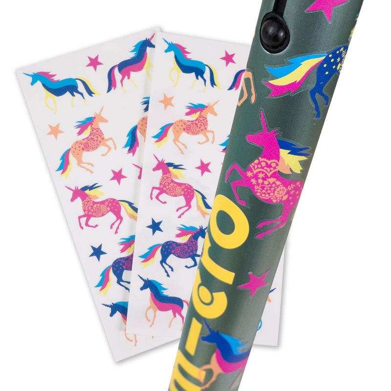 Micro Scooters | Pack of 34 | Unicorn & Star Stickers | Perfect for ...