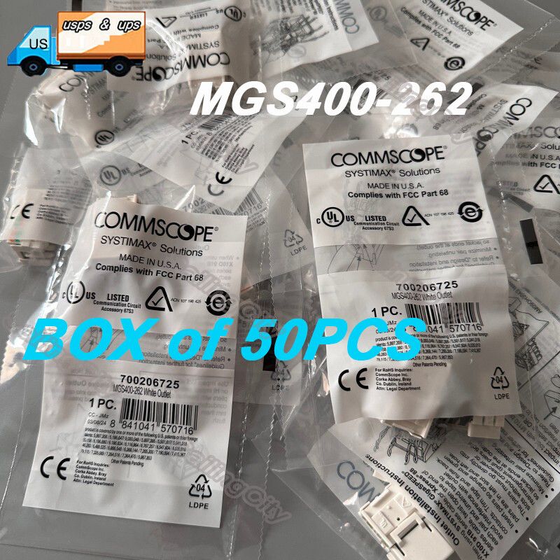 50PCS For Commscope RJ45CAT6 MGS400-262 Six Types Of Network ...