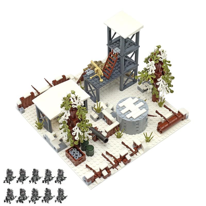 Military Base Building Blocks Set,Ww2 Army Weapons Pack Military Toy,4 ...