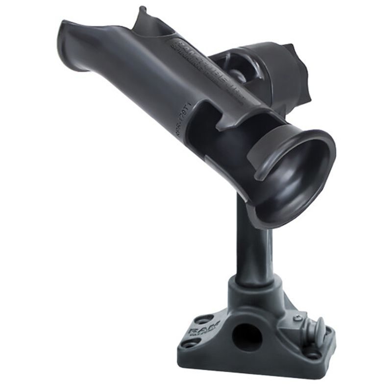 RAM Tube Jr Fishing Rod Holder with Bulkhead/Flat Surface Base RAP-390 ...