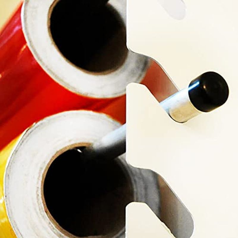 MegaMaxx 4 Pole 150cm Roll Vinyl Wrap Holder Dispenser with Brackets ...