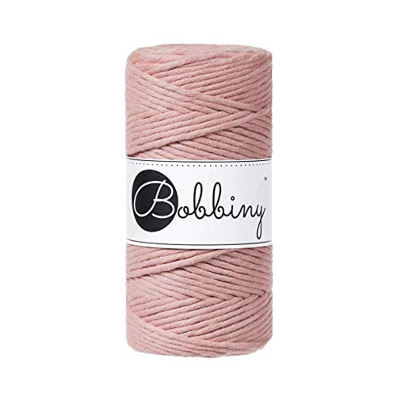 Bobbiny Macrame Cords 3 mm - 100 m - 100% Baumwolle (Blush) - Online ...