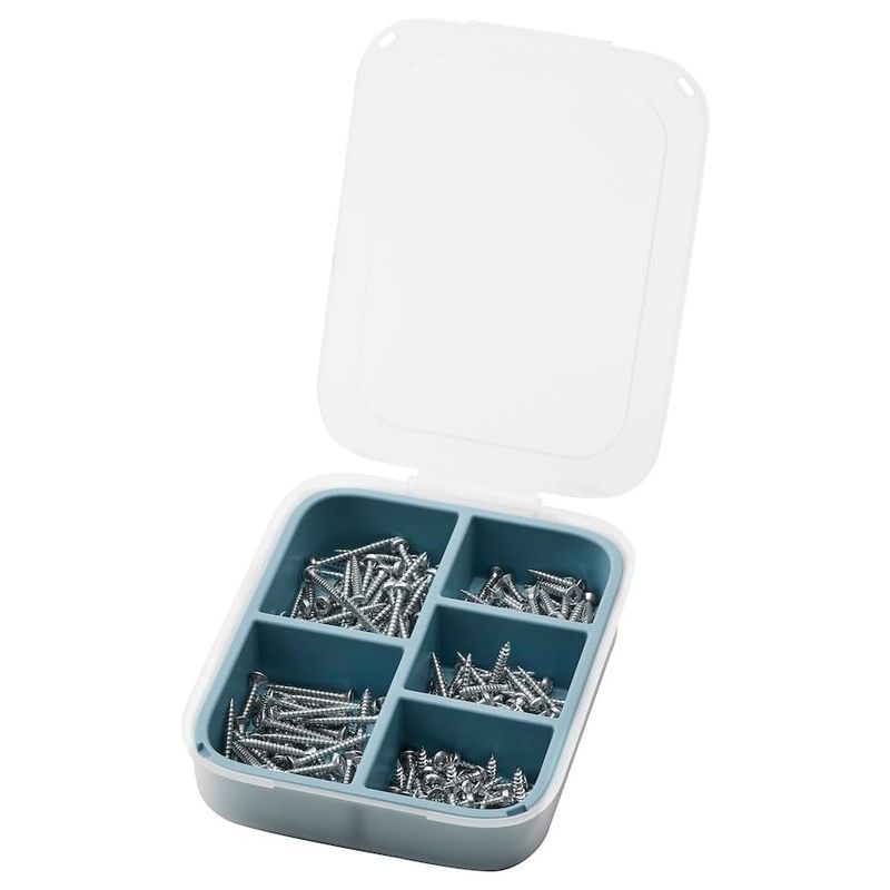 200-Piece Wood Screw Set, Assorted Sizes for Woodworking & DIY Projects ...