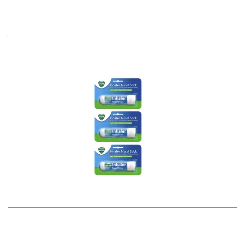 3 x Vicks Inhaler Nasal Stick 0.5ml - Online Marketplace - EveryMarket