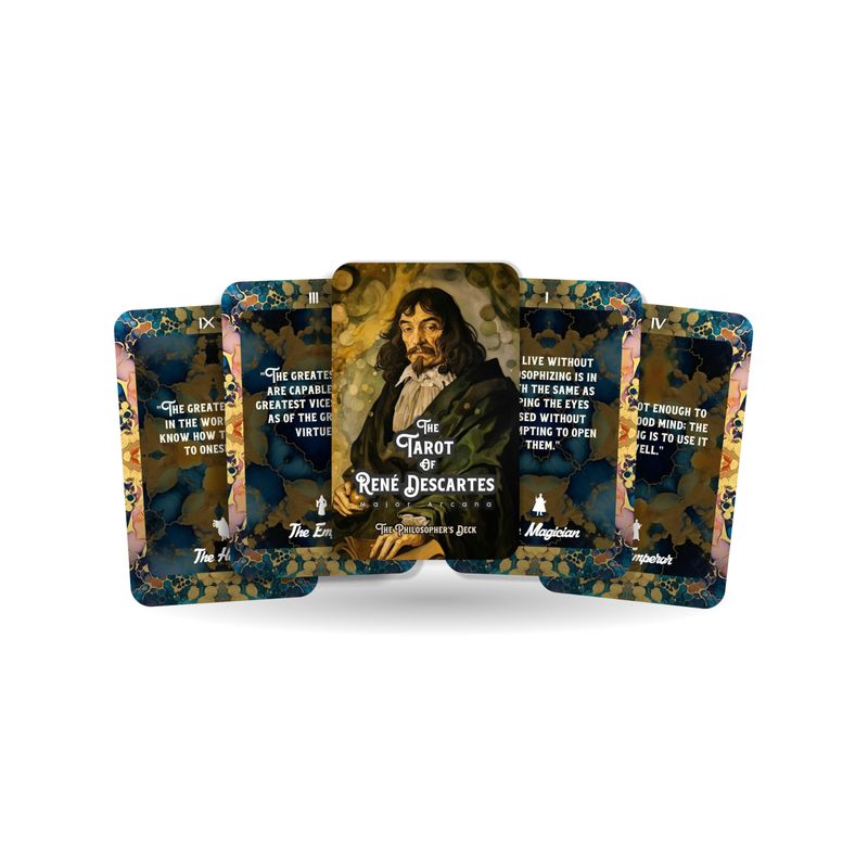 The Tarot of René Descartes - The Philosopher's Deck - Divination tools ...