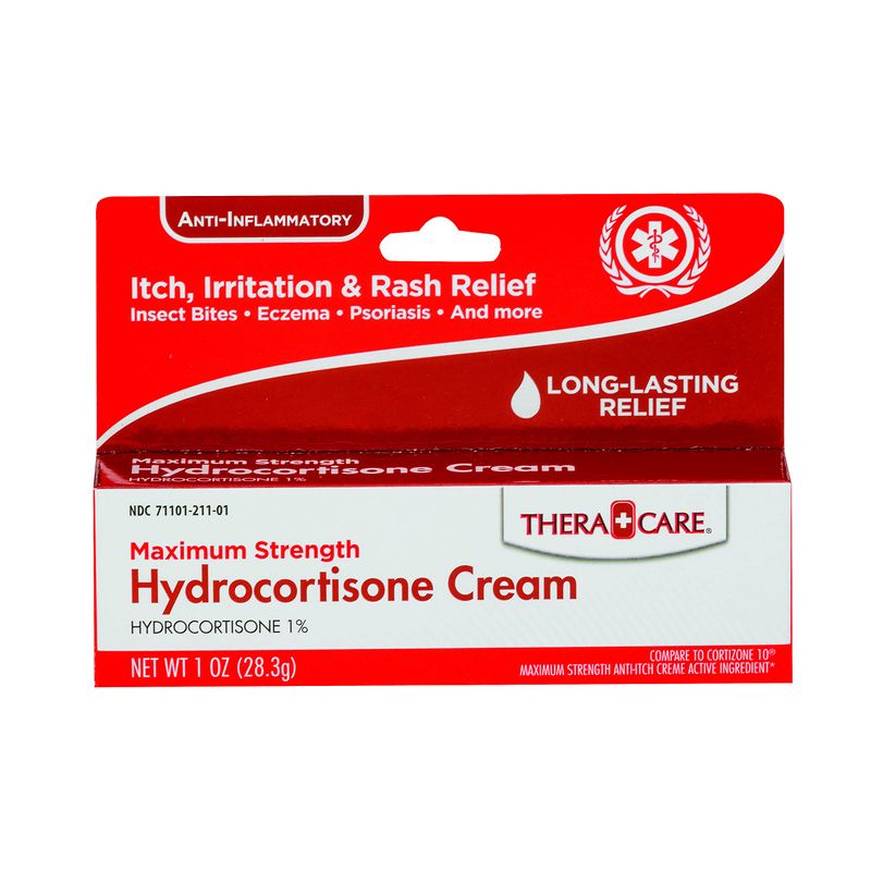 Thera Care Hydrocortisone Cream | Maximum Strength OTC | Itch ...
