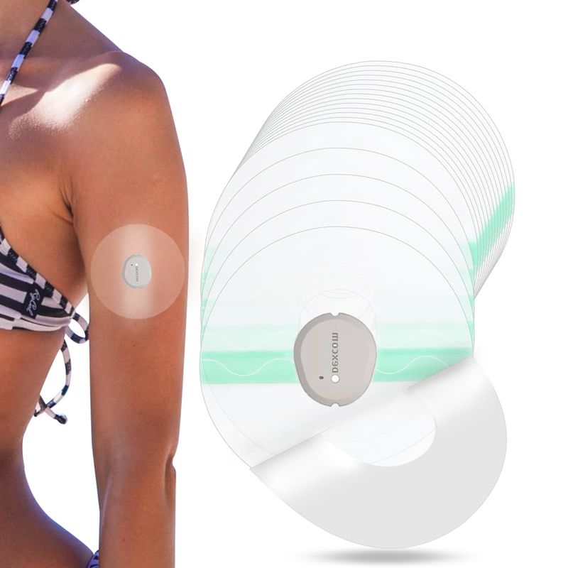 60 Packs Dexcom G7 Overpatch Waterproof - Dexcom G7 Continuous Glucose Monitor Patch ...