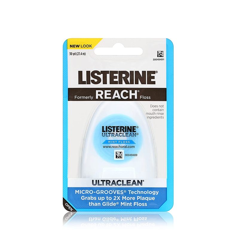 Listerene Ultra Clean Flo Size 30yar Listerene Ultra Clean Floss 30yard ...