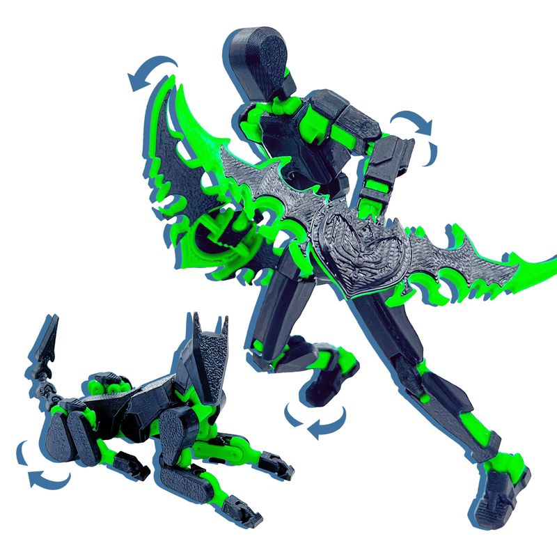 T13 (Assembly Completed) T13 Action Figure Set, 3D Printed Toys Robo 13 ...