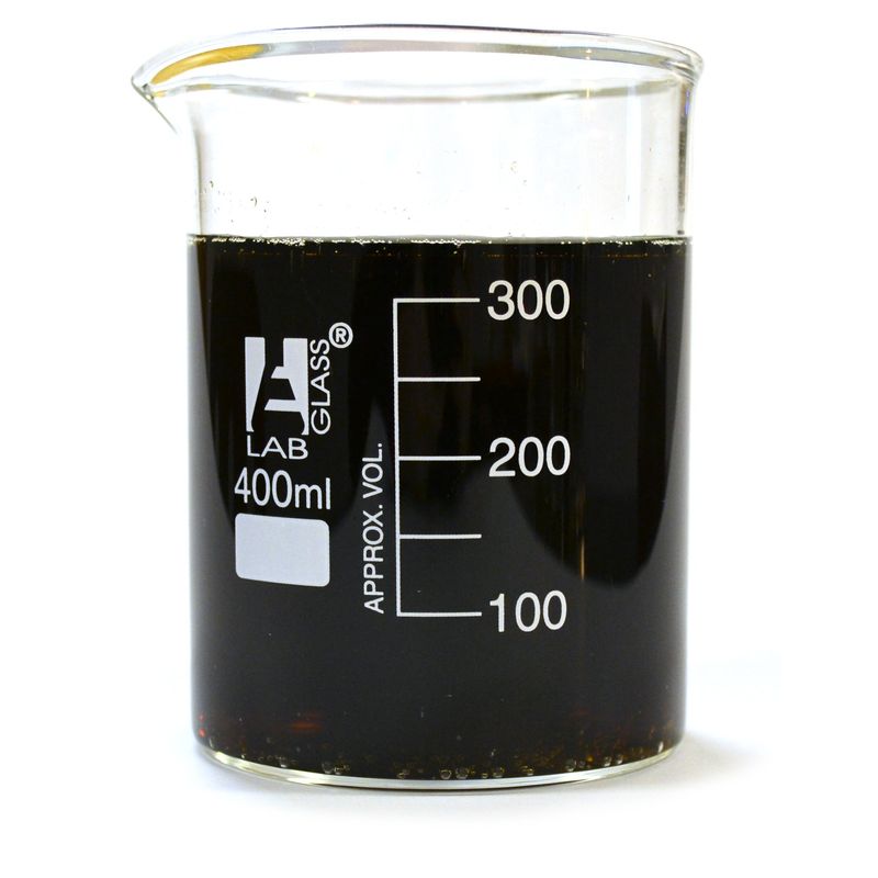 EISCO Beaker, 400ml - Low Form with Spout White, 50ml Graduations ...