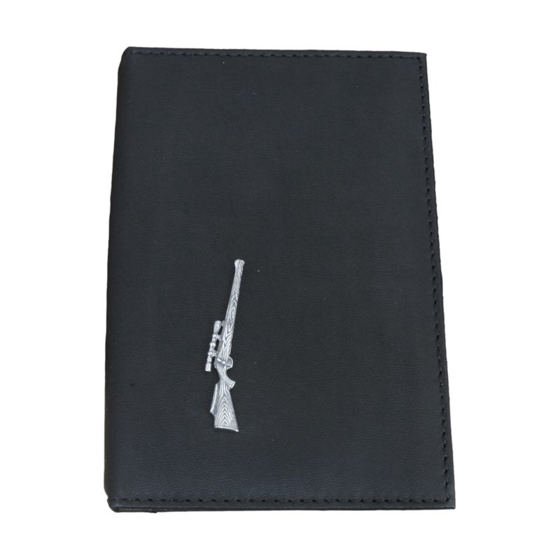 Rifle Black Leather Shotgun/Firearms Licence Certificate Holder ...