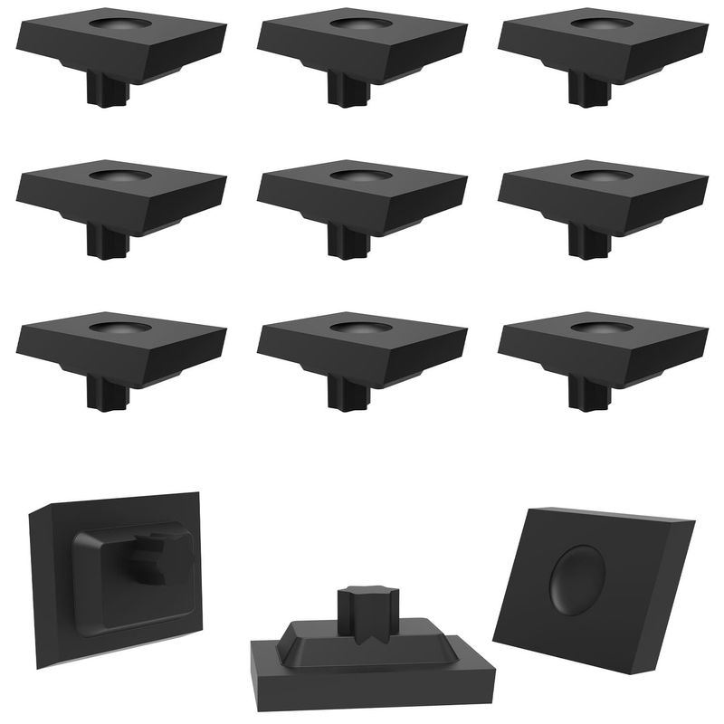 BBQration 826885 Grate Rubber Feet for Wolf Stove Parts, Rubber Grate ...