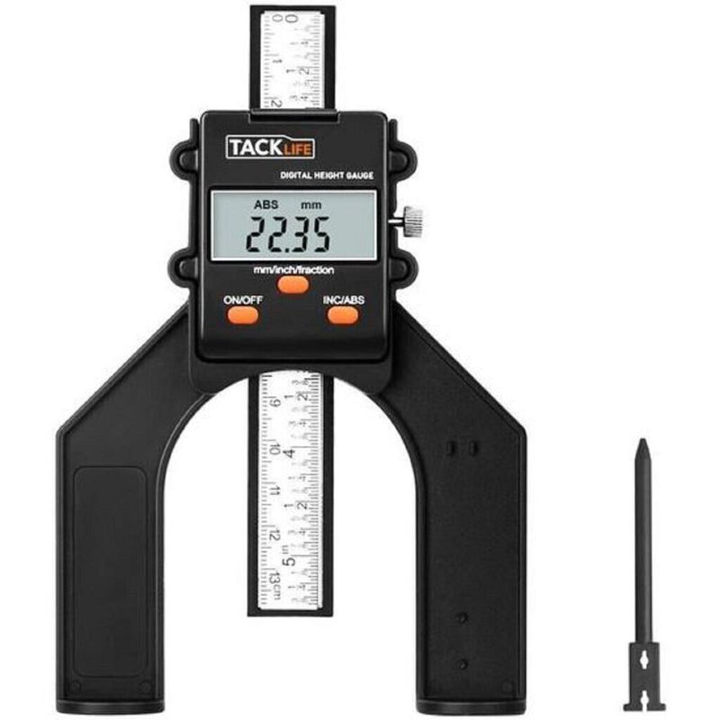 TACKLIFE Digital Depth Guage Height Gauge Router Table Magnet Based ...