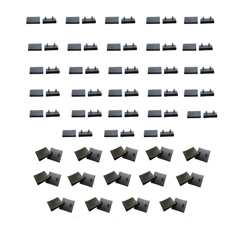 Replacement 53mm/63mm Bed Slat Caps/Holders End Caps, Side Rail caps ...