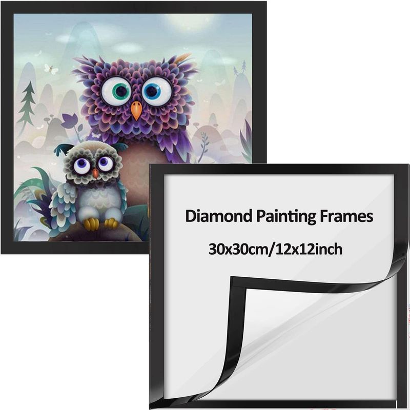 RICUVED 2 Pack Diamond Art Frames, Frames for Diamond Art Pictures ...