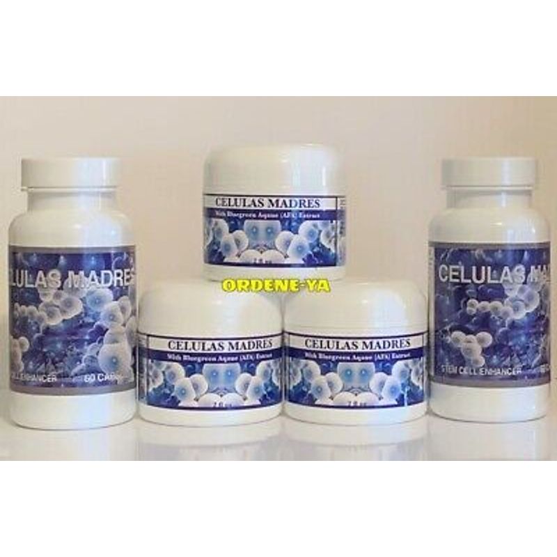 Celulas Madre Kit Caps & Cream stem Celula Madres Cell Plus - Online ...