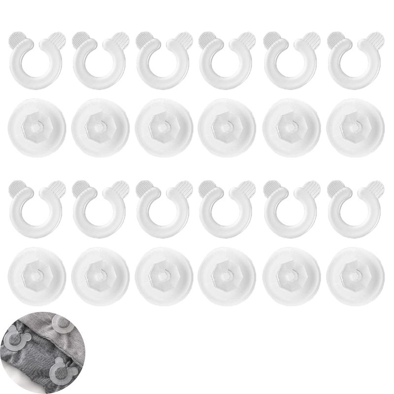 ArrErr 12 Set Duvet Cover Clips Down Comforter Grippers No-Pin Safety ...