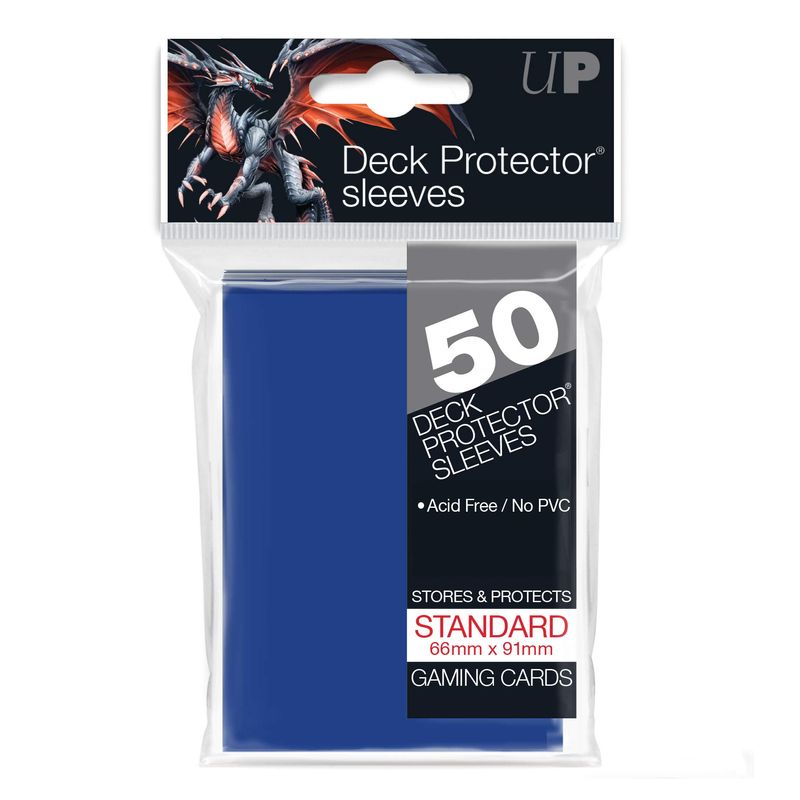 Ultra Pro Standard Deck Protectors (for Magic and Pokemon Cards) - Blue ...