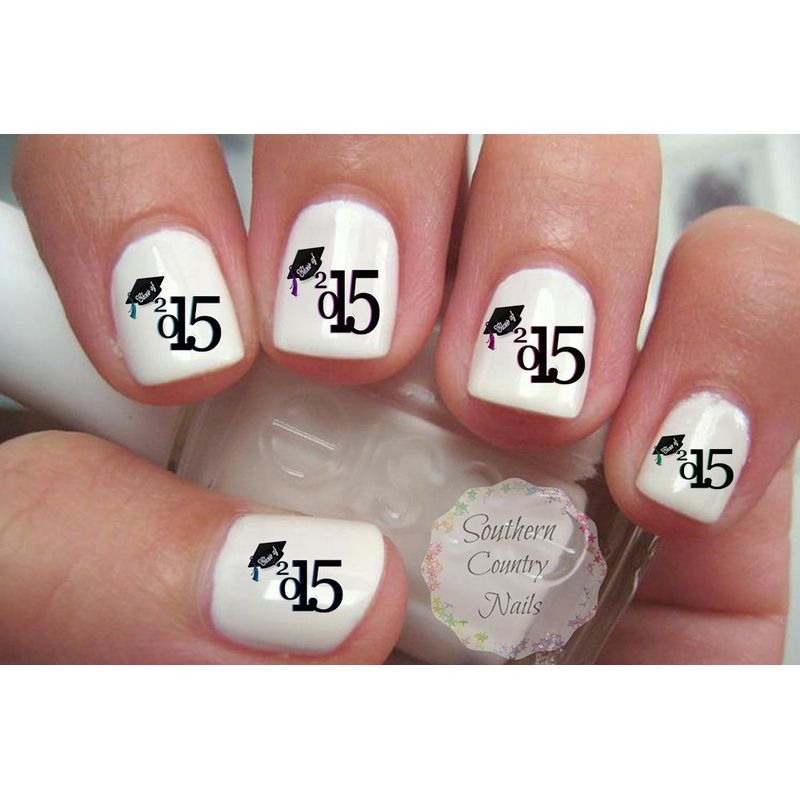 2015 Graduation Year Nail Art Decals - Online Marketplace - EveryMarket