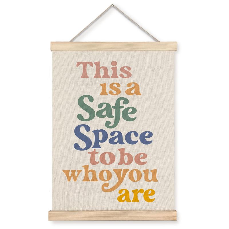 Supwhd Safe Space Sign, Therapy Office Decor, Calming Safe Space Decor ...