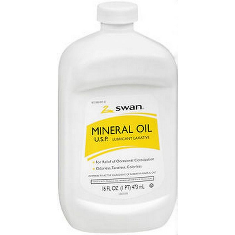 Swan Lubricant Laxative MINERAL OIL Odorless, Tasteless, Colorless 16oz ... Swan Lubricant Laxative MINERAL OIL Odorless, Tasteless, Colorless 16oz ...