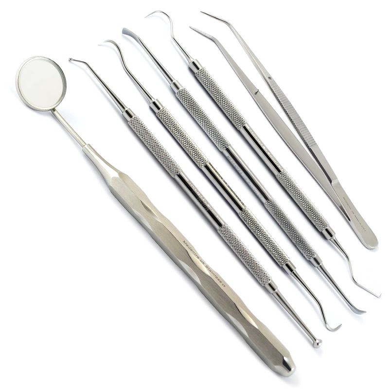 Dental Hygiene Instrument Kit Anterior Sickle Scaler Tartar Remover ...
