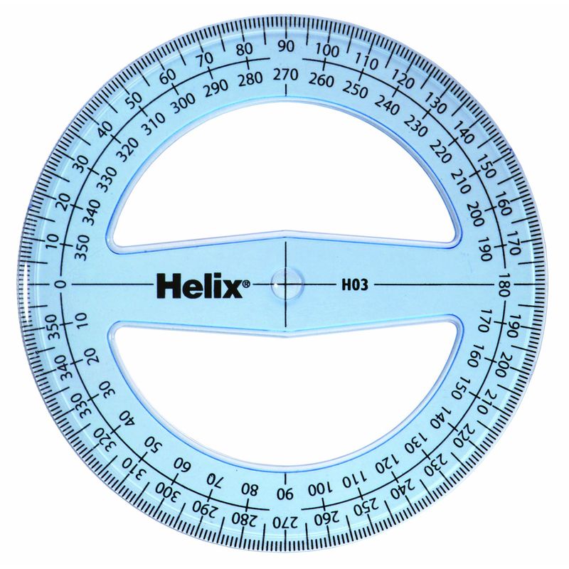 Helix 10cm 360 degree Protractor (Box of 50) - Online Marketplace ...