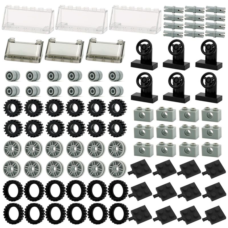 Wheels and Axles Sets Tires, 102 Car Parts and Pieces, Windshield ...