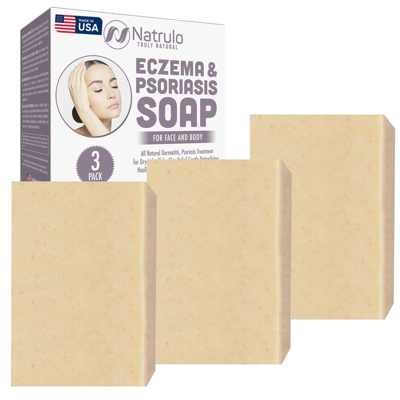 Eczema Soap Bar for Face and Body – All Natural Dermatitis, Psoriasis ...