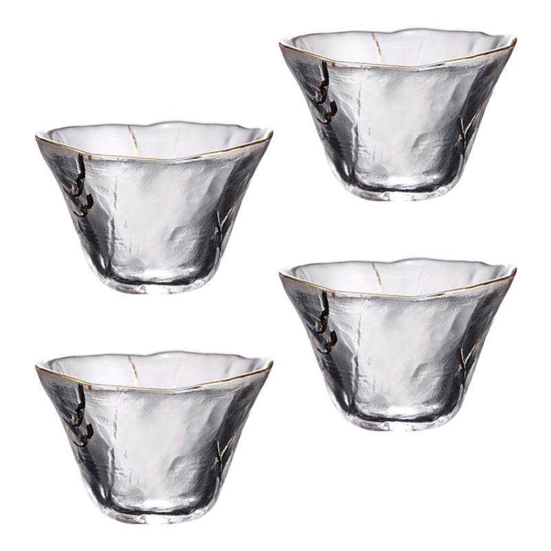 Luxshiny Glass Sake Cups, Japanese Sake Cups Soju Glass Japan Sake Shot ...