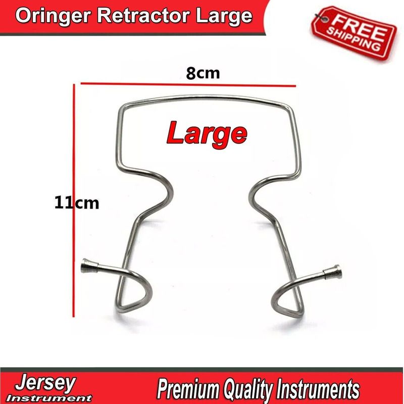 Dental Oringer Lip Cheek Retractors Self Retaining Metal Wire Surgical ...
