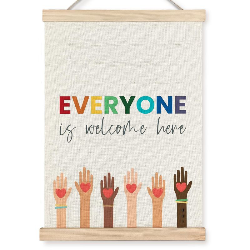 URLLUAE Everyone is Welcome Here Diversity Wall Art Posters for ...