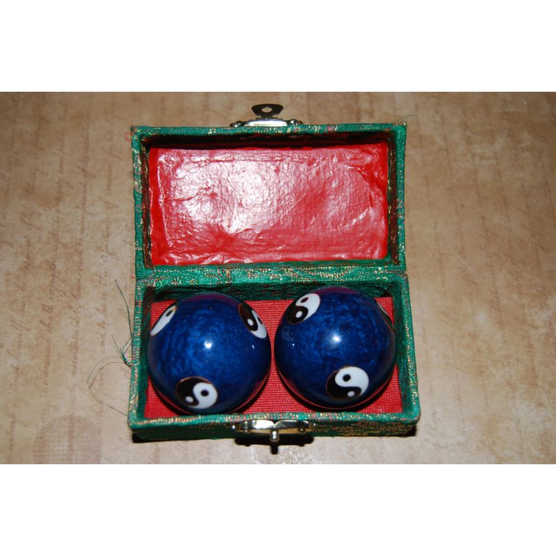 Chinese Iron Ball - Chinese Traditional Cloisonne Iron Ball for Health ...