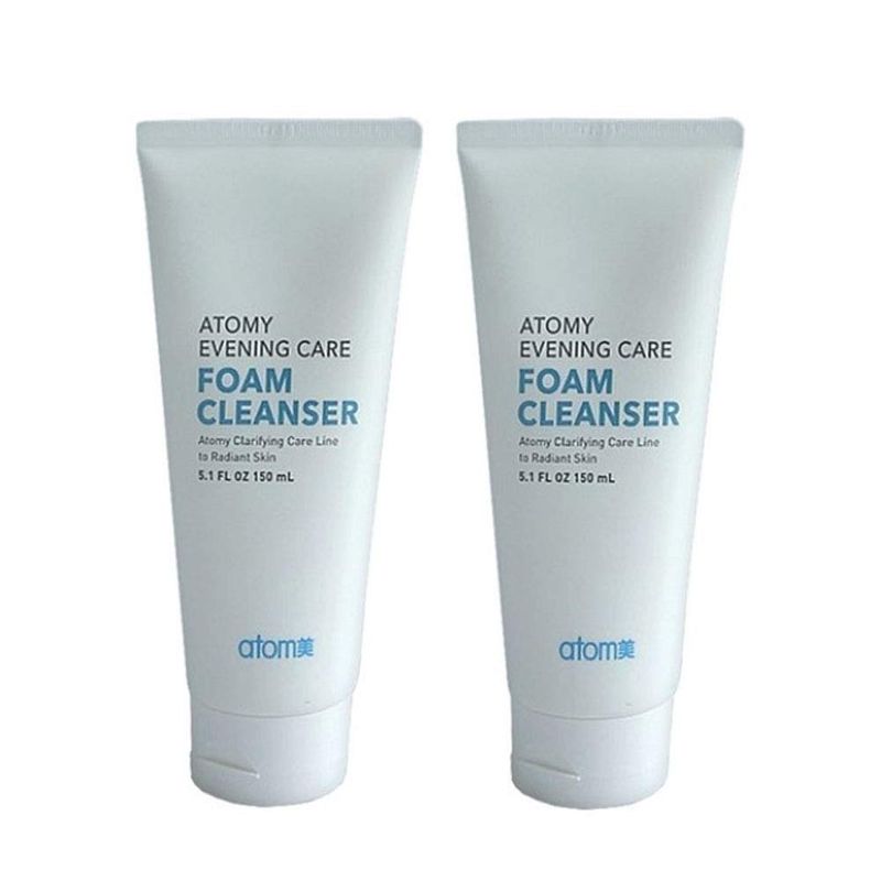 Atomy Evening Care Foam Cleanser 5.1 fl oz (150 ml) x 2 Piece Set Skin ...