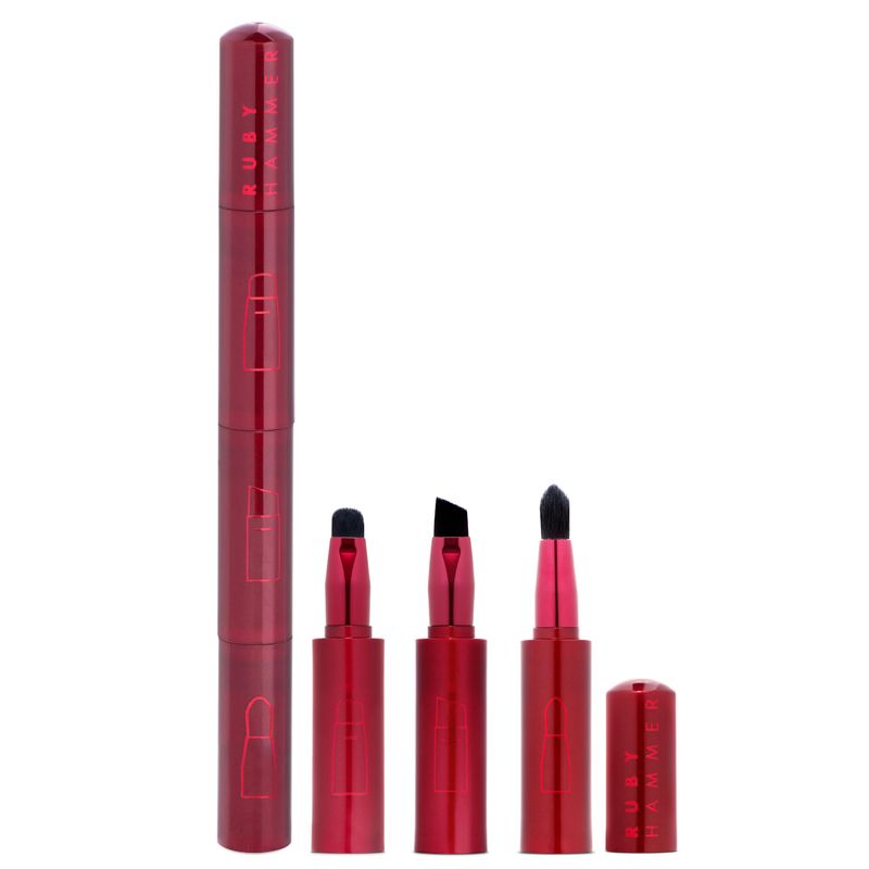 Ruby Hammer 3-in-1 Magnetic Makeup brush set 01 | Interchangable & portable | Award winning ...