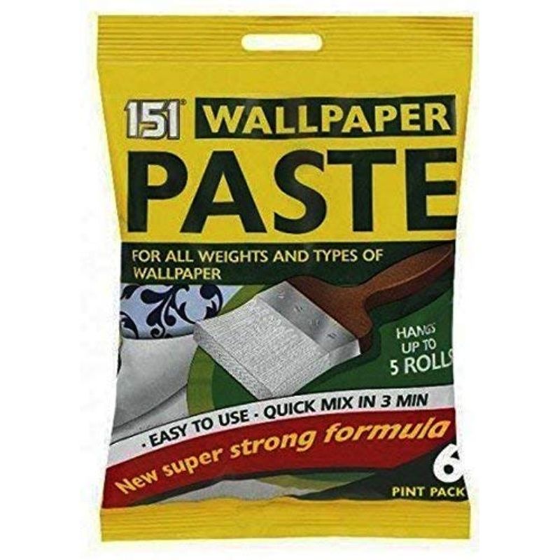 6 Pint Wall Paper Roll Wallpaper Paste Super Strong Stick Quick ...