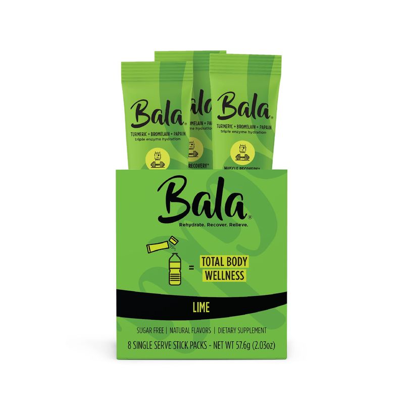 BALA Hydration Turmeric Drink Mix Packet | Sugar-Free Electrolyte ...