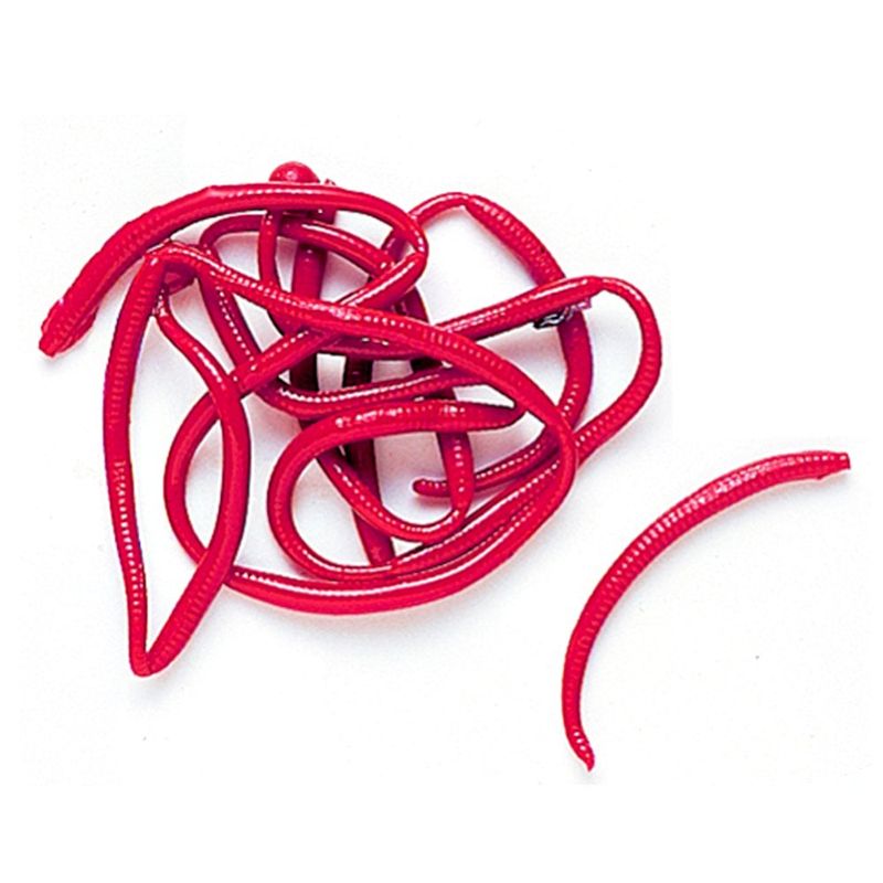 Berkley Gulp! Alive!® Angle Worm, Redworm, 1- Inch - EveryMarket