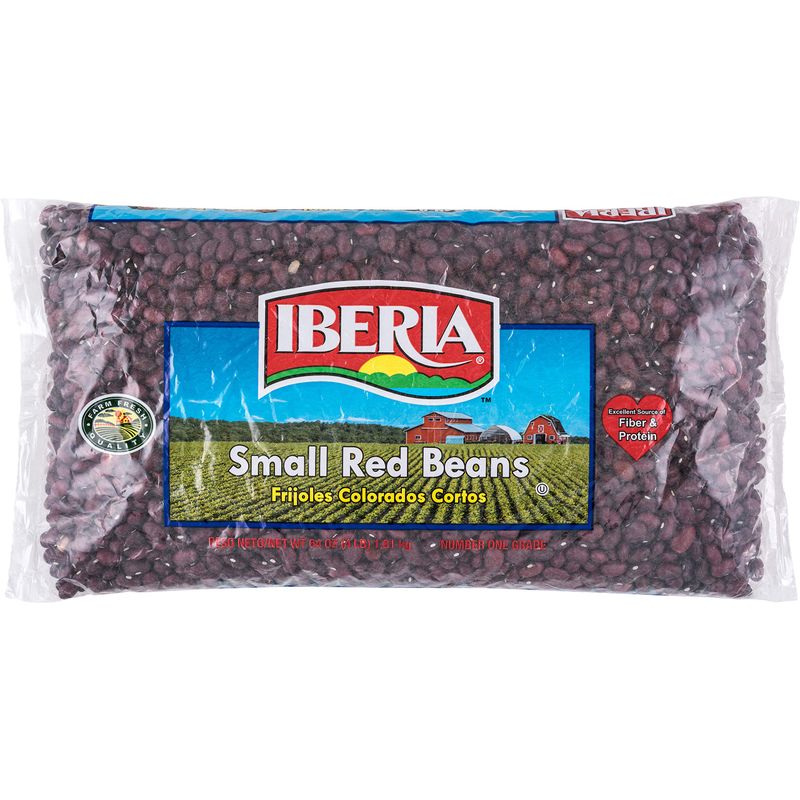 Iberia Small Red Beans, 4 lb, Long Shelf Life Small Red Beans with Easy ...