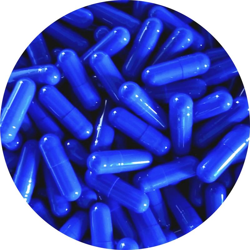 Pure Capsules® Size 0 Empty Dark Blue Capsule, Gel Capsule, Empty Pill ...