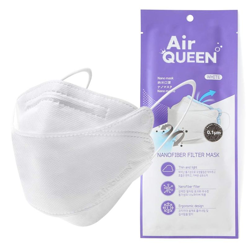 Nanomask Air Queen Individually Packaged Korean Nano Filter 3D Mask ...