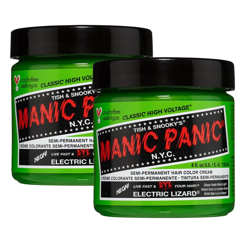 Manic Panic Electric Lizard Hair Dye - Classic High Voltage - (2PK ...