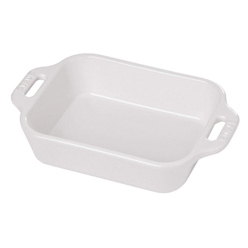 Staub Rectangular Dish 20x16cm - White - Online Marketplace - EveryMarket