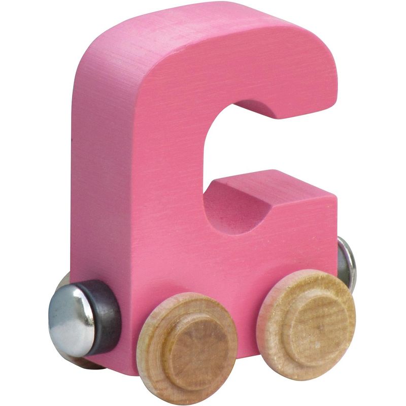 Maple Landmark NameTrain Pastel Letter Car C - Made in USA (Pink ...