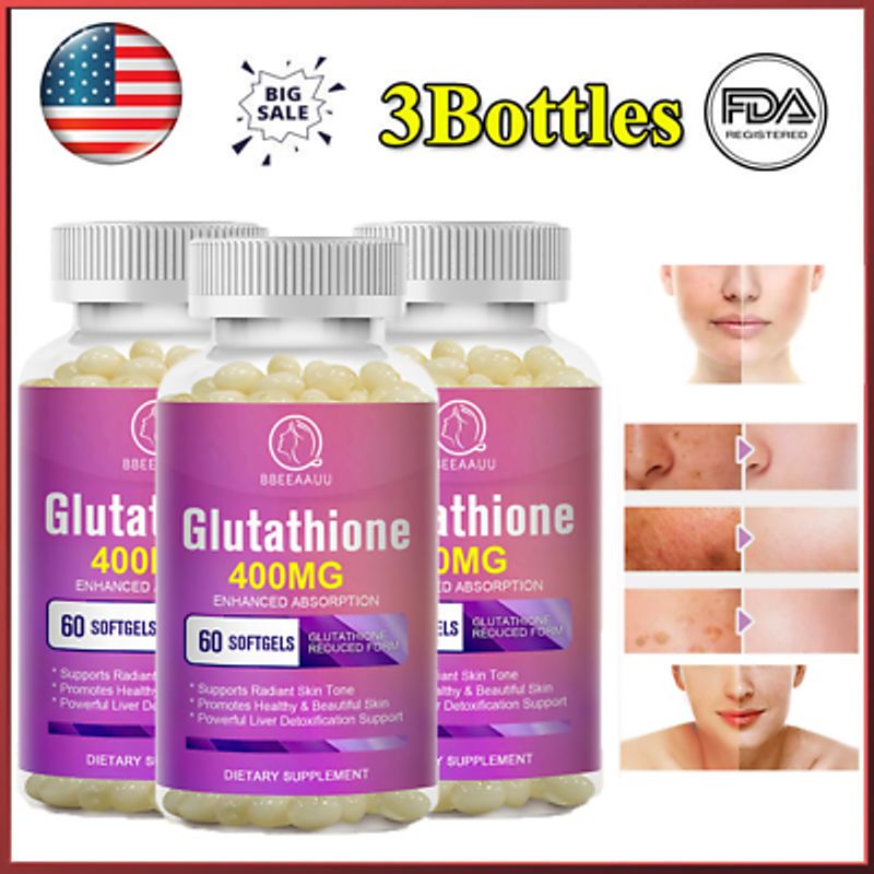 Best Glutathione Skin Whitening Pills Natural Anti Aging Supplement 3 ...