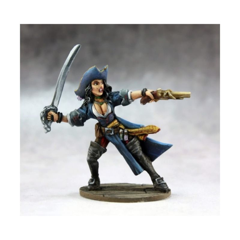 Reaper Dark Heaven Legends Elizabeth Pirate Captain Miniature - EveryMarket